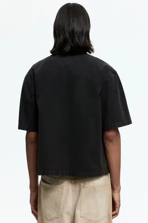 H&m Relaxed Fit Cotton Canvas Shirt