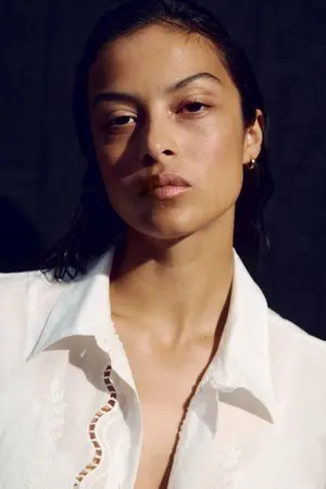 H&m Broderie Anglaise Cotton Beach Shirt