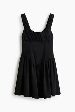 H&m Gathered Twill Dress