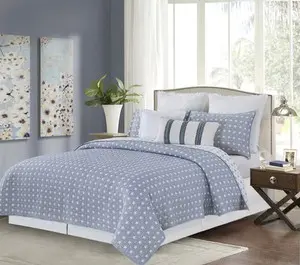 C&F HOME Chambray Star 2-piece Coverlet Bedding Set