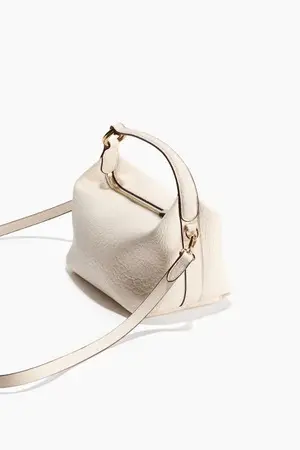 H&m Crossbody Bag With Hoop Handle And Detachable Shoulder Strap