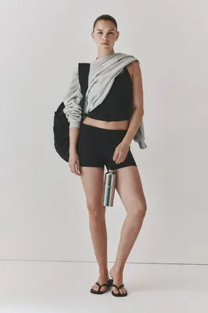 H&M Sports Biker Shorts With Softmove™ And Drymove™ Technology