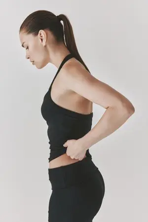H&m Halterneck Sports Vest Top With Softmove™ Technology