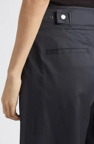 Vince Clean Waist Cotton Pants - Ink