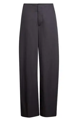 Vince Clean Waist Cotton Pants - Ink