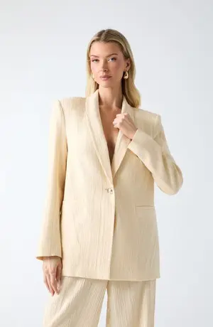 MARCIANO Neca Jacquard One-button Blazer
