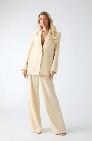 MARCIANO Neca Jacquard One-button Blazer