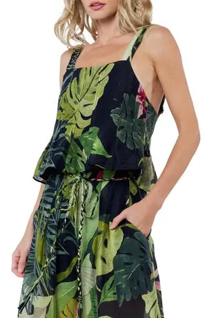 CIEBON Arushi Palm Print Top