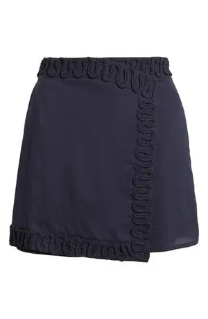 CIEBON Embroidery Detail Cotton Skort