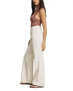 Veronica Beard Taylor High Rise Wide Leg Jeans
