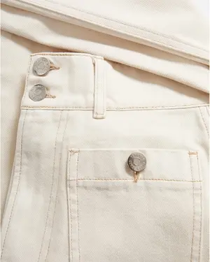 Veronica Beard Taylor High Rise Wide Leg Jeans