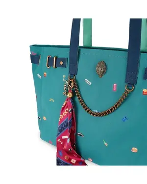 Kurt Geiger Sloane Large Embroidered Shopper Tote Bag