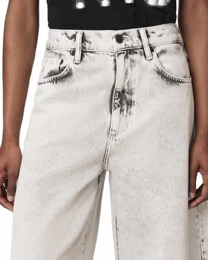 ALLSAINTS Payton High Rise Barrel Crop Jeans