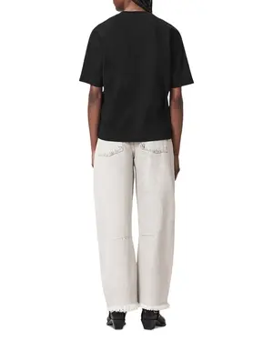 ALLSAINTS Payton High Rise Barrel Crop Jeans