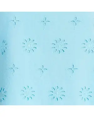 MATTY M Kashira Eyelet Puff Sleeve Top - Sky