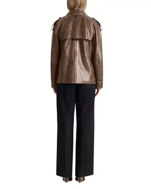 Mackage Double Breasted Leather Jacket