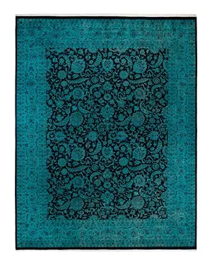 Bloomingdale'S Fine Vibrance M1252 Area Rug, 9'4 X 11'10 - Black