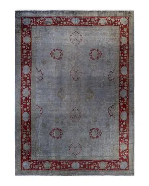 Bloomingdale'S Fine Vibrance M1422 Area Rug, 9'1 X 12'7 - Gray