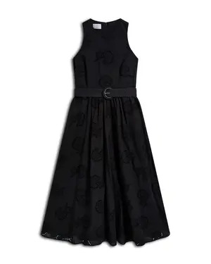 HOBBS LONDON Embroidered Midi Dress
