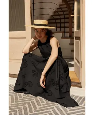 HOBBS LONDON Embroidered Midi Dress