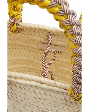 ALEMAIS Midi Macrame Basket Bag