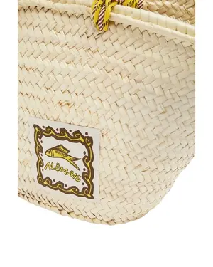 ALEMAIS Midi Macrame Basket Bag