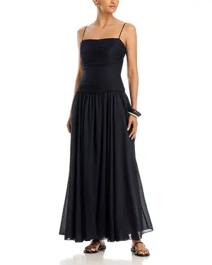 Kobi Halperin Kobi Halperin Jordyn Ruched Maxi Dress Black