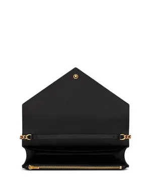 Saint Laurent Paris Chain Wallet - Black