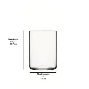LUIGI BORMIOLI Top Class Round Glasses, Set Of 4
