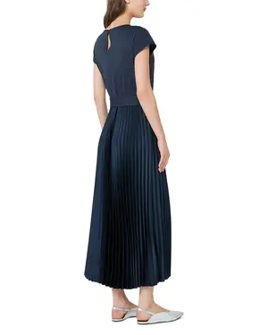 Max Mara Pleated Midi Dress