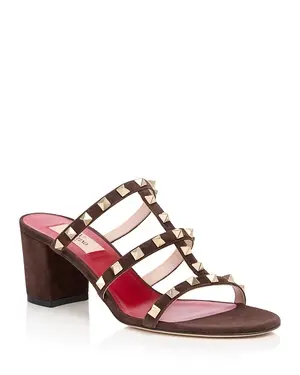 Valentino Garavani Rockstud Slide Sandals