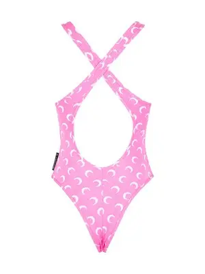 MARINE SERRE Costume Da Bagno Intero "moon