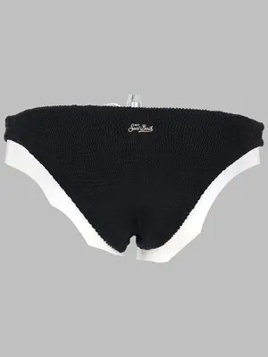 MC2 SAINT BARTH Elise" Crinkle Slip Bikini Bottom
