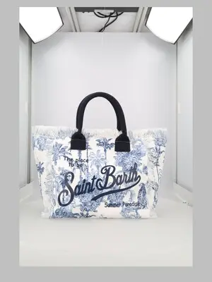 MC2 SAINT BARTH Borsa "vanity" Medium In Canvas