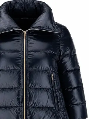 Herno Giubbotto "a-shape Cleofe" Down Puffer Jacket - Blue