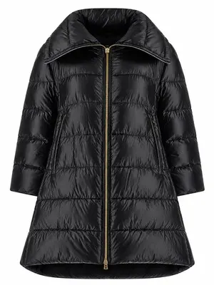 Herno Giubbotto "a-shape Cleofe" Down Jacket - Black