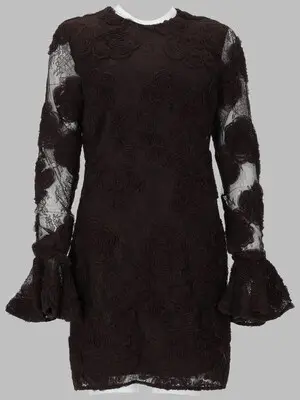 ROTATE BY BIRGER CHRISTENSEN Mini Abito Con Fiori 3d