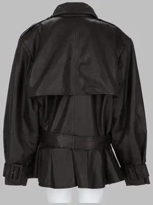 ROTATE BY BIRGER CHRISTENSEN Giacca Biker In Pelle - Brown