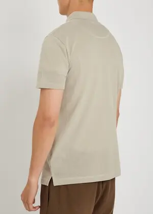 Sunspel Cotton-mesh Polo Shirt