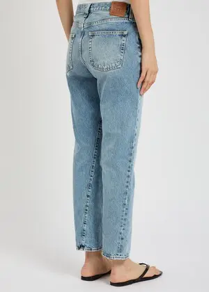 TOTEME Twisted Seam Straight Leg Jeans