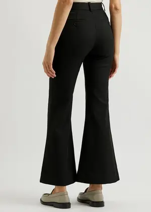 BY MALENE BIRGER Flared-leg Woven Trousers