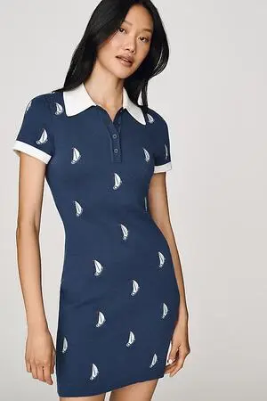 ROWING BLAZERS Sailboat Sweater Dress - Navy