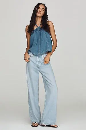 AGOLDE Ren Petite High-rise Jeans - Memory