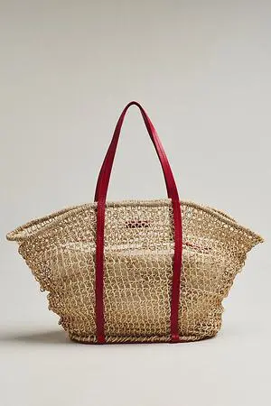 Poolside Large Comporta Tote Bag - Red