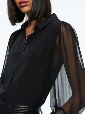 Alice + Olivia Roanne Button Down