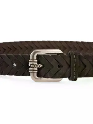 Etro Woven Suede Belt
