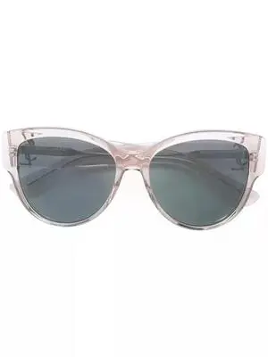 Saint Laurent Eyeglasses Square Full Rim Burgundy Frame - Neutrals