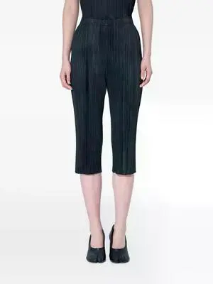 Issey Miyake Cropped Trousers - Black