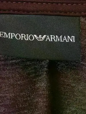 Emporio Armani Logo Embroidered T-shirt