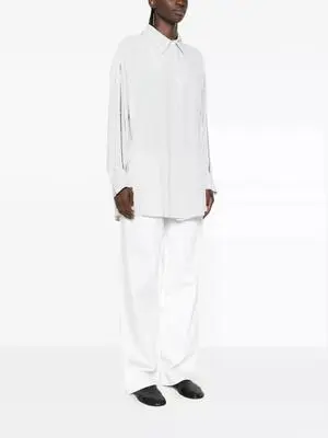 Fabiana Filippi Chain-embellished Long-sleeve Shirt